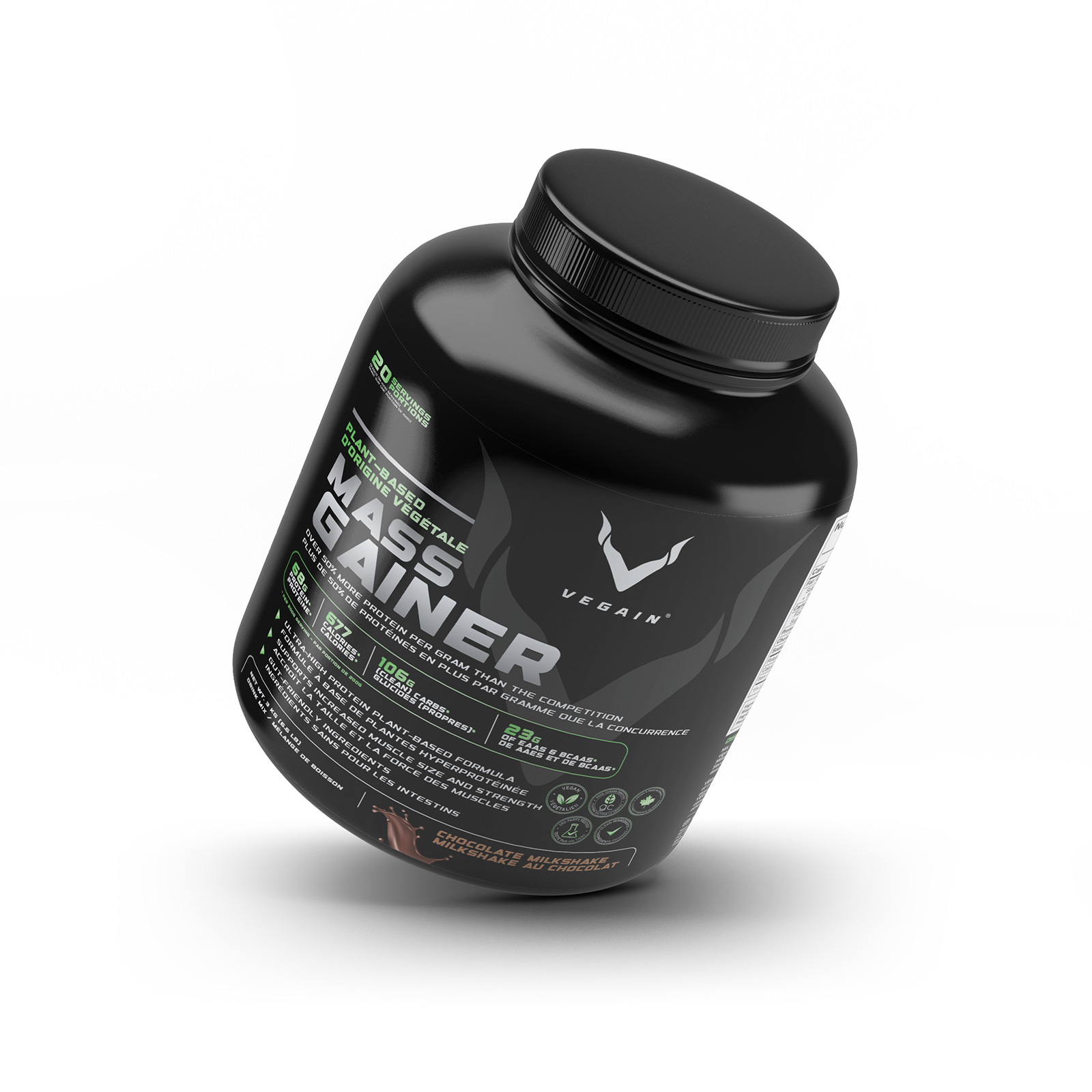 Plant-Based Mass Gainer & Protein Powder - No Bull. No Sh*t - VEGAIN®